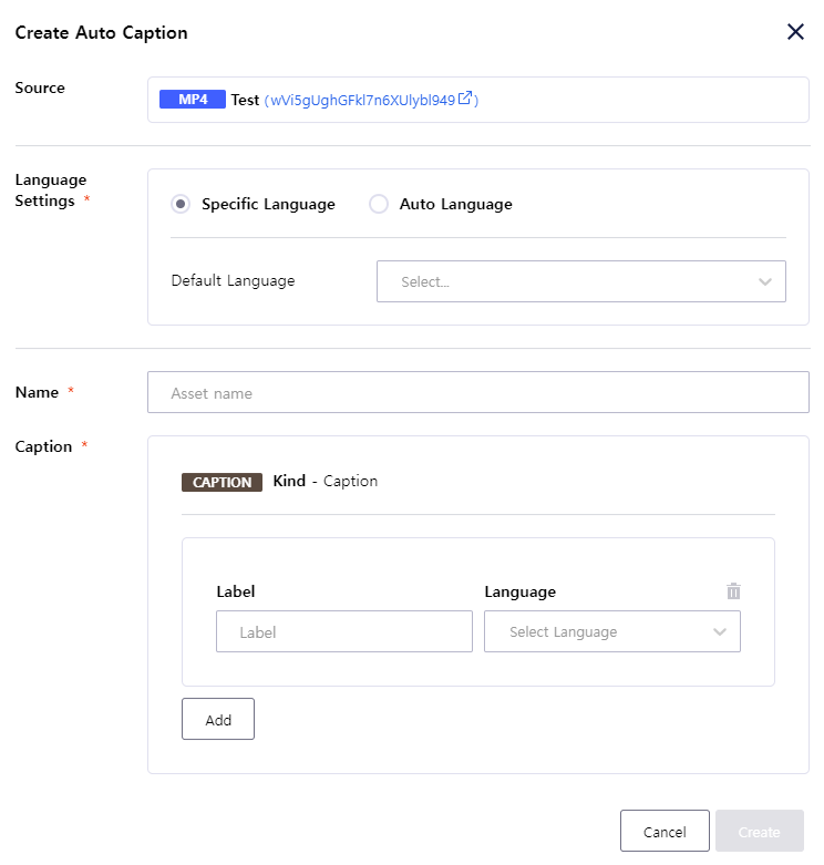 음성 인식 및 자동 번역 기능을 사용하여 자막 생성하기 – CloudPlex Support Portal